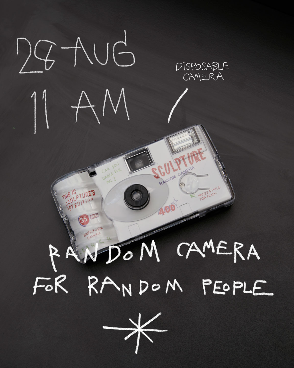 Sculpture Random Camera กล้องฟิล์มใช้แล้วทิ้ง - Urban Creature