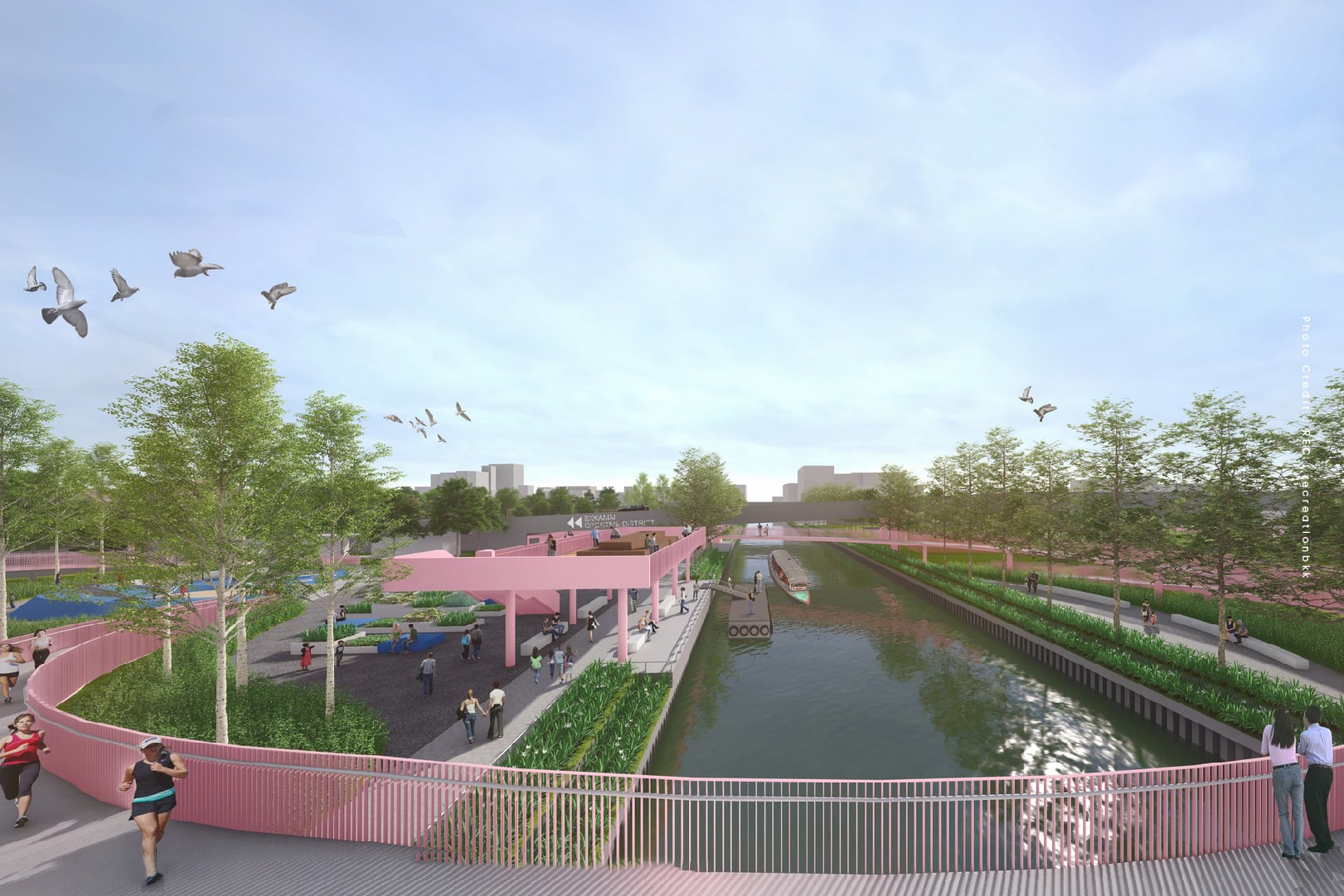 Pink Lane : Ekkamai Pocket Park ออกแบบสวนย่านเอกมัย - Urban Creature