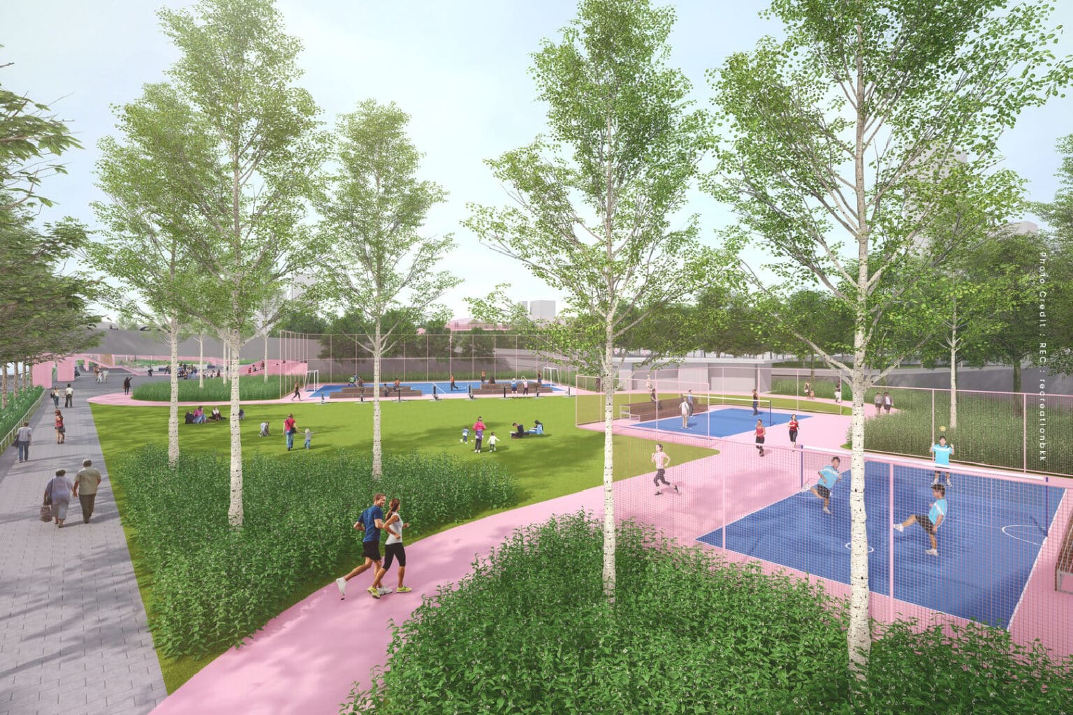 Pink Lane : Ekkamai Pocket Park ออกแบบสวนย่านเอกมัย - Urban Creature