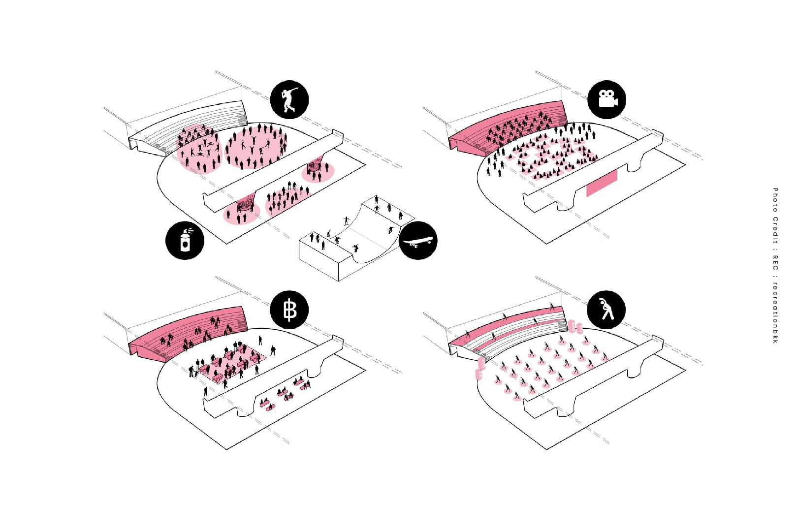 Pink Lane : Ekkamai Pocket Park ออกแบบสวนย่านเอกมัย - Urban Creature