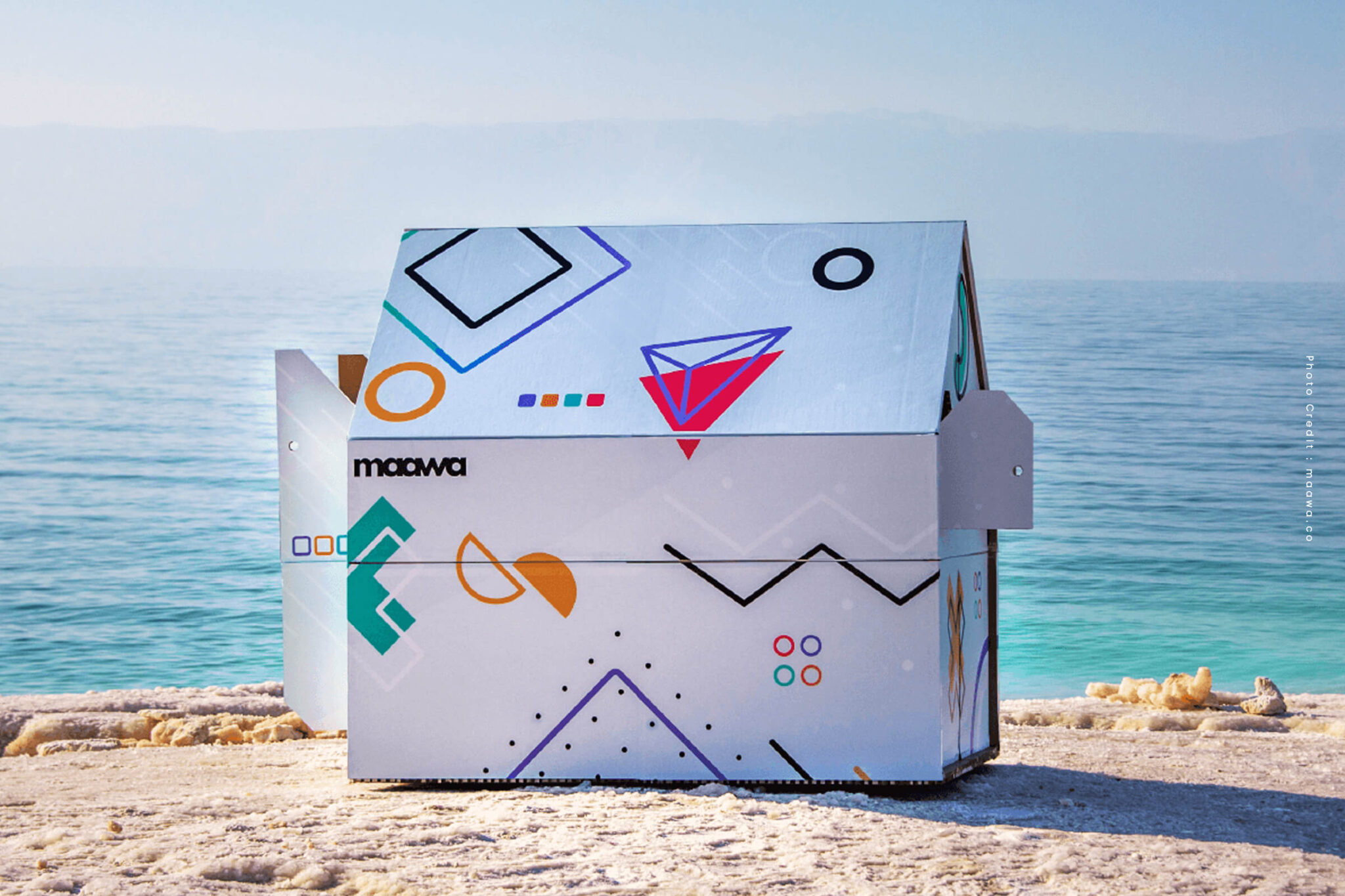 Maawa X บ้านกระดาษแข็งพับและรีไซเคิลได้ - Urban Creature